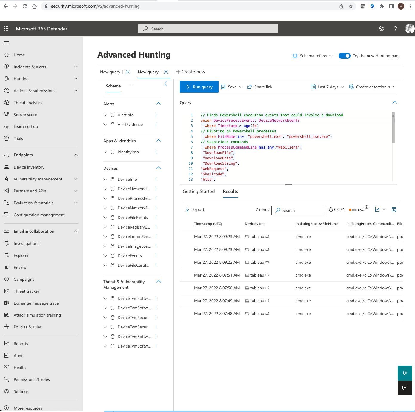 KQL Series – KQL usage with Advanced Hunting (this is huge) | The Blog ...
